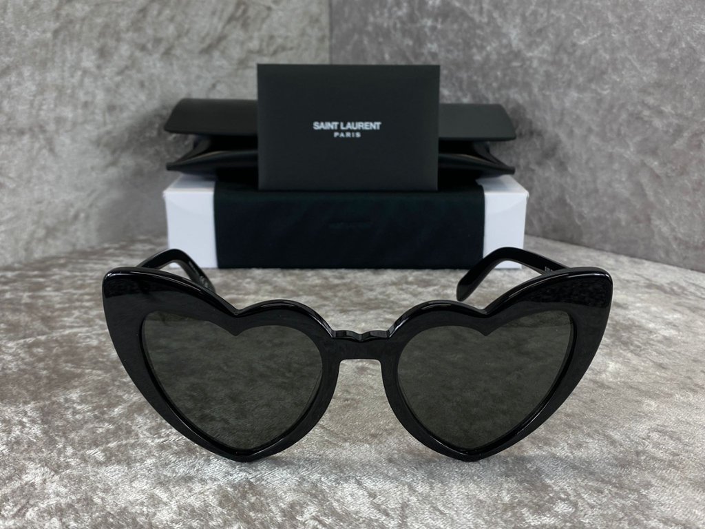 Saint Laurent SL181 Lou Lou 001 Black Sunglasses
