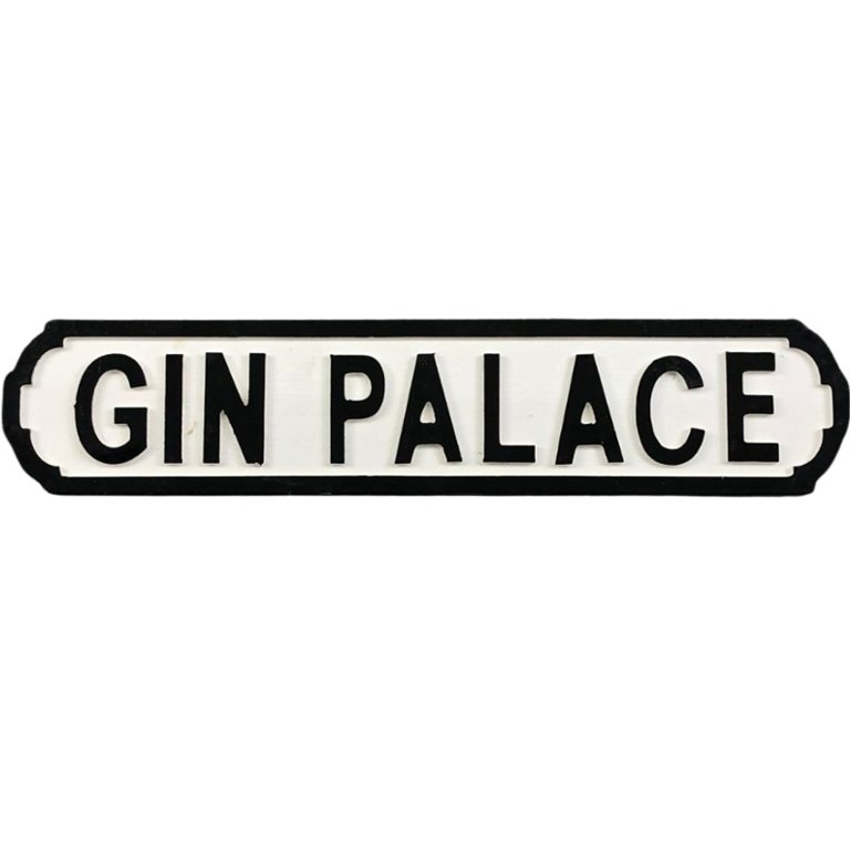 Gin Palace Street Sign