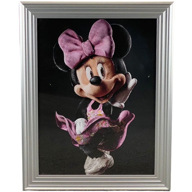 Liquid Art Picture titled Designer Minnie Mouse