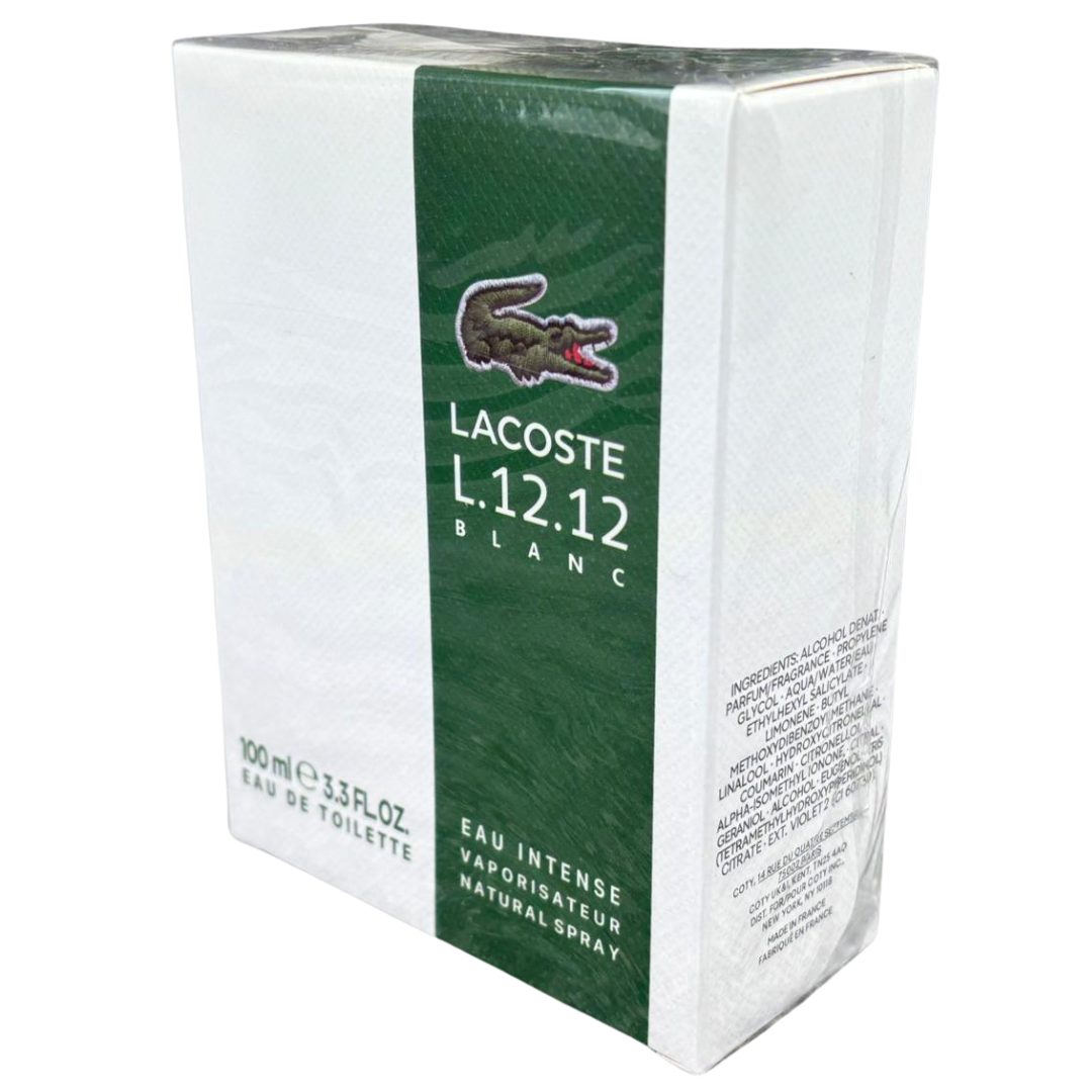 Lacoste - L.12.12 Blanc Eau De Toilette 100ml.