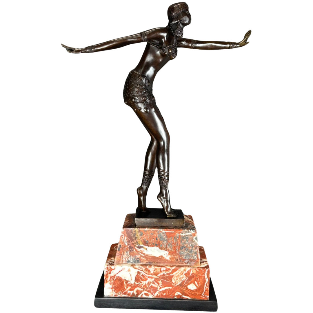 Bronze Sculpture of a Dancer titled Spirit of the Stage