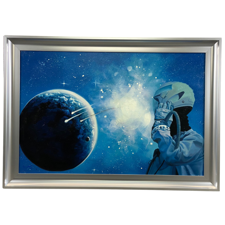 Large Oil Painting by the Artist Leroy titled La Reve.