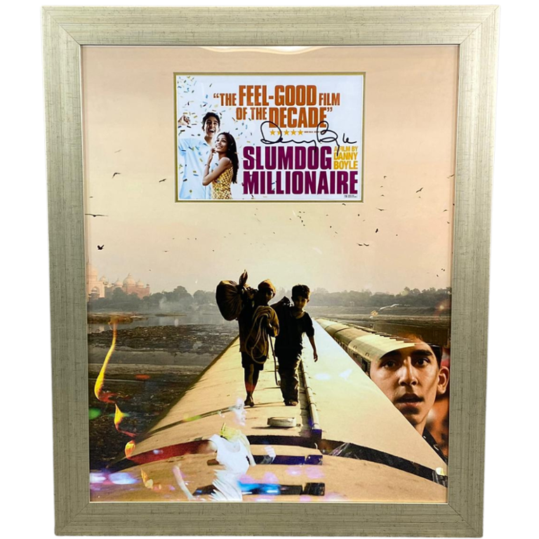 Danny Boyle Signed Slumdog Millionaire Picture