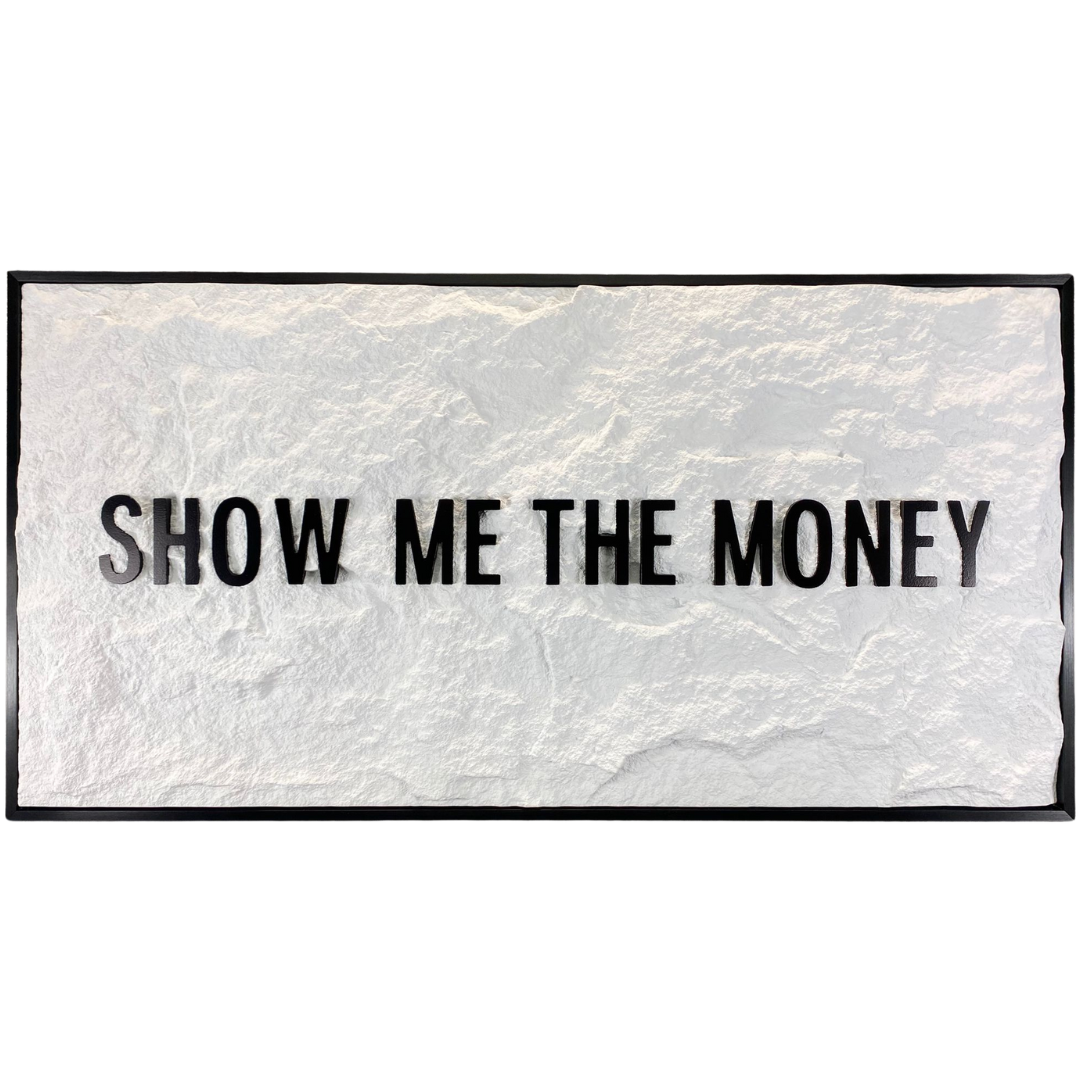 Stone Art Picture titled Show Me The Money