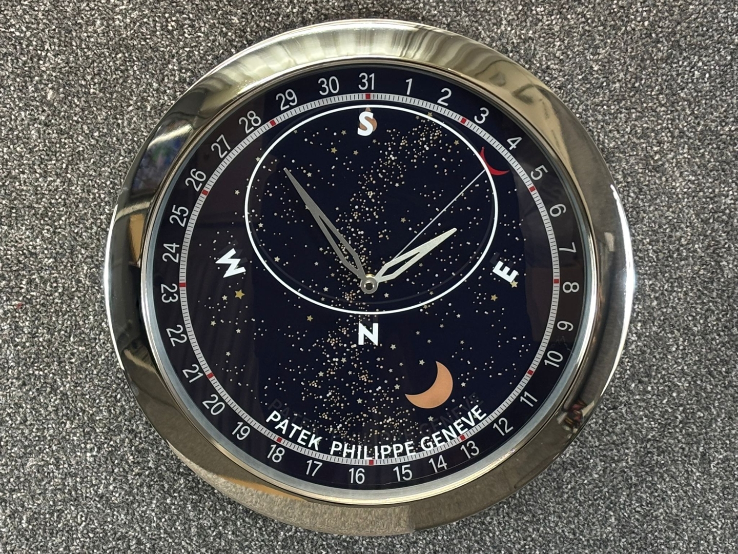 Patek Philippe Grand Complications Celestial Moon Age Platinum Navy ...