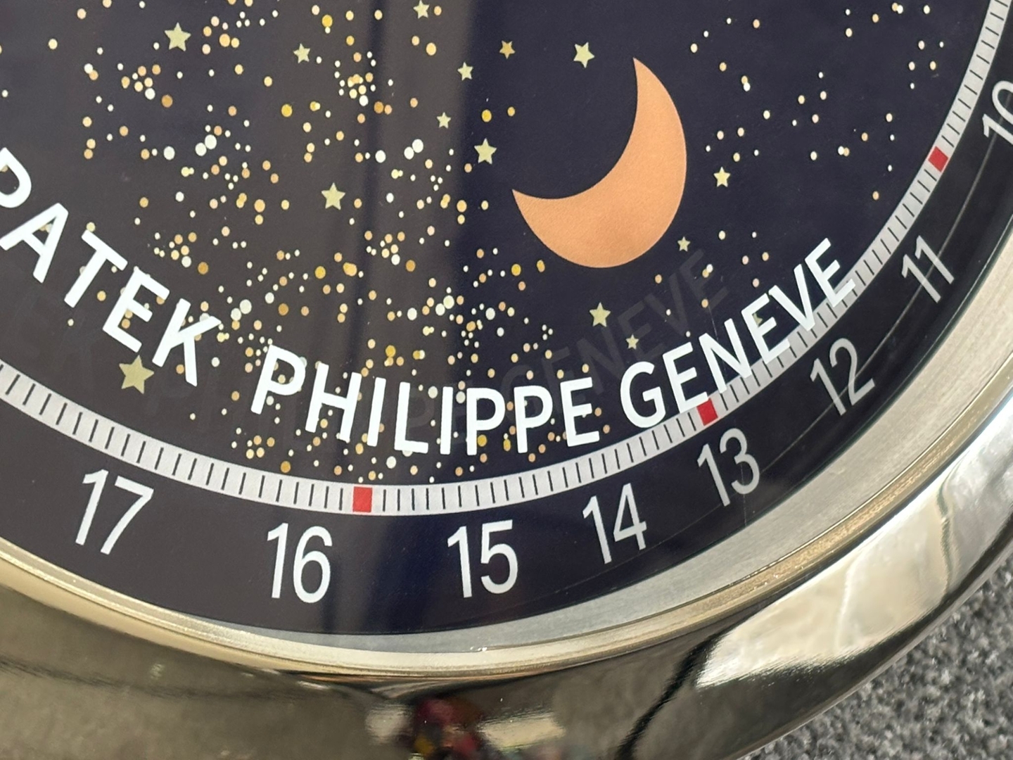 Patek Philippe Grand Complications Celestial Moon Age Platinum Navy ...