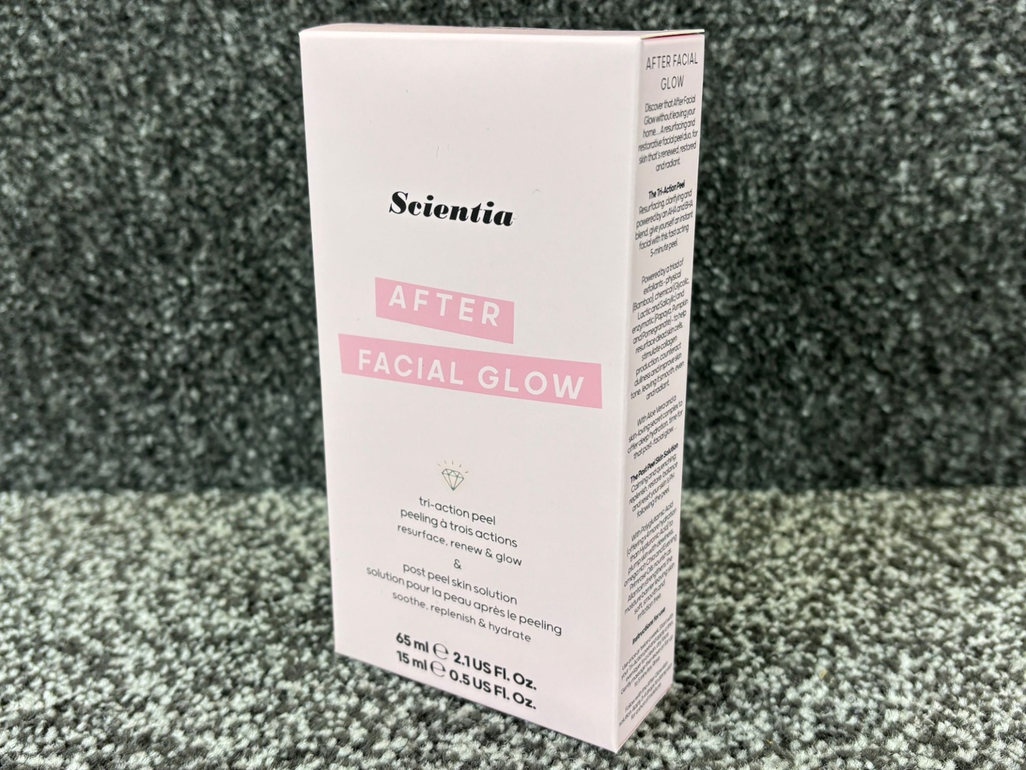 Scientia Afer Facial Glow Resurfacing Mask & Restorative Serum Duo Set.