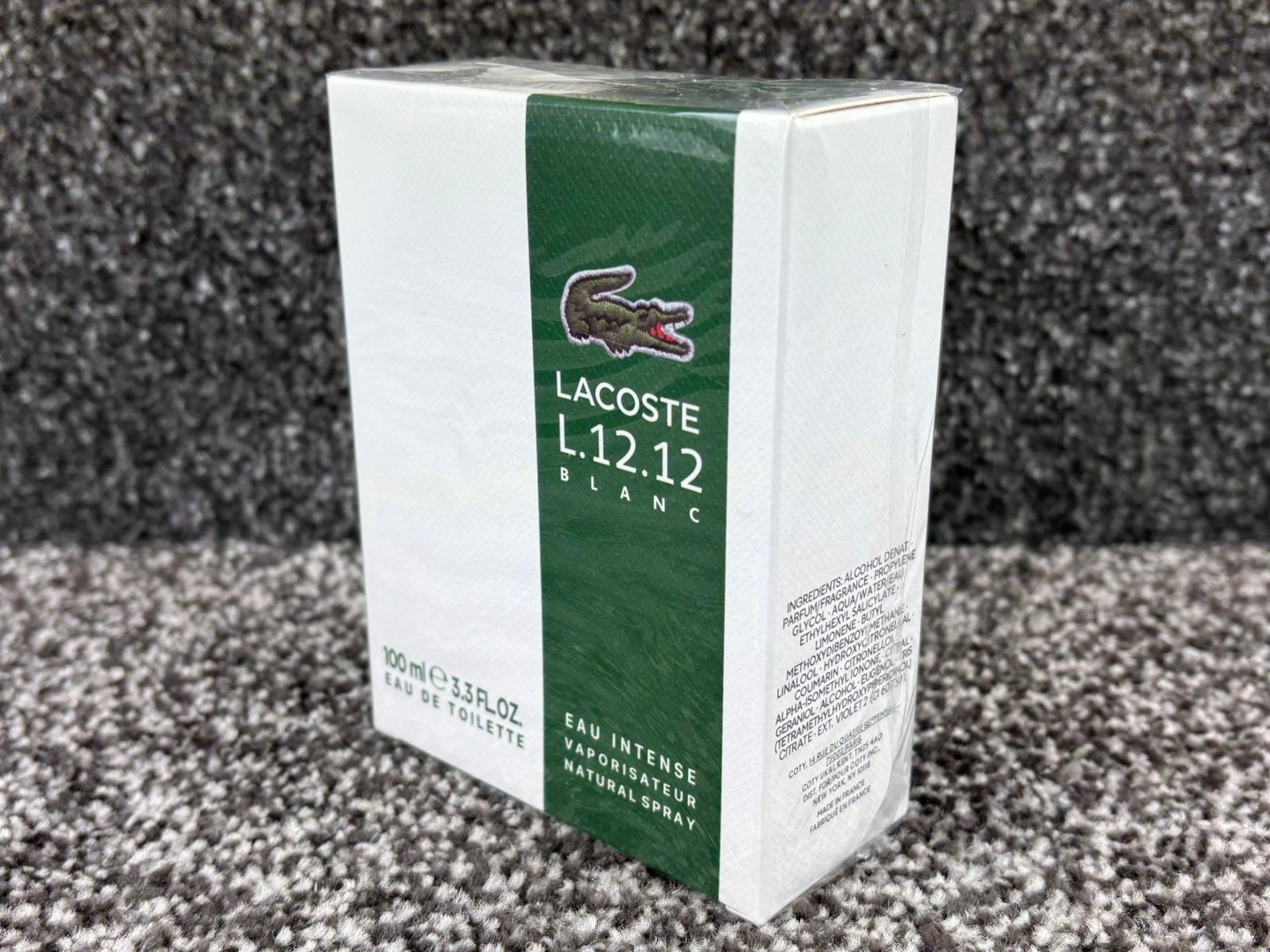 Lacoste - L.12.12 Blanc Eau De Toilette 100ml.