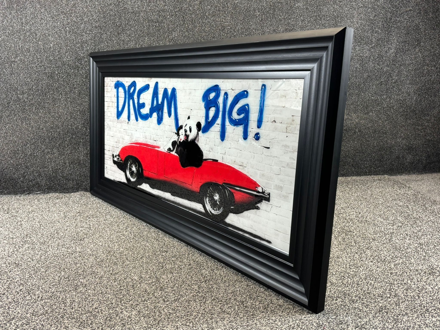 Liquid Art Picture by Banksy titled Dream Big