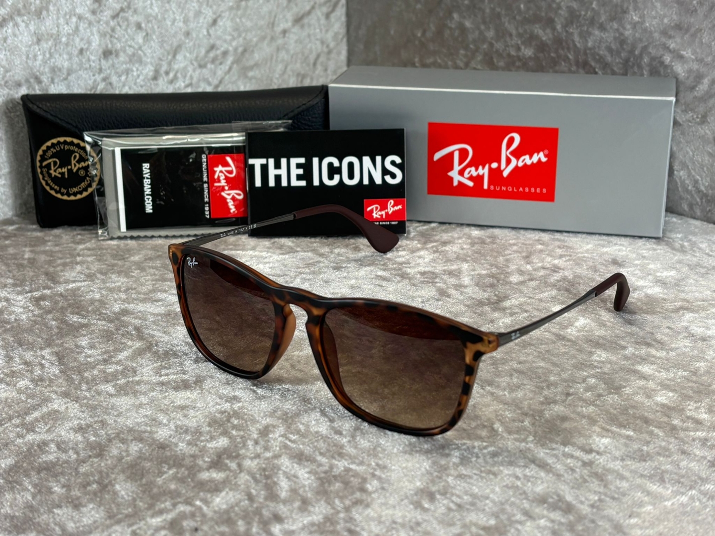 Ray-Ban RB4187 856/13 Light Havana Sunglasses.