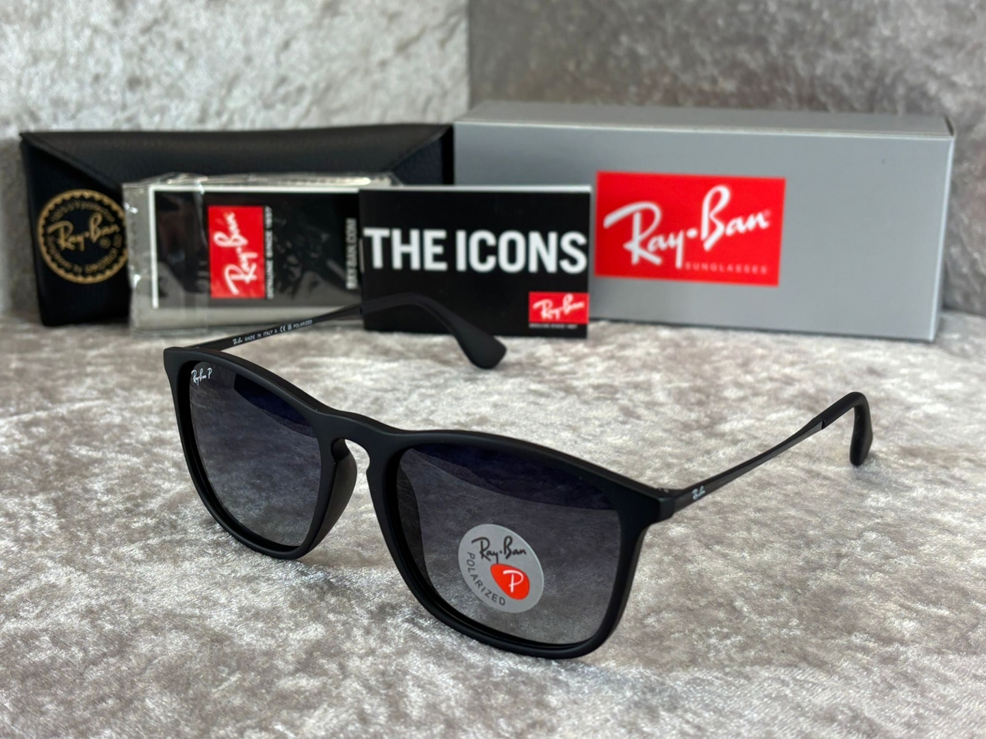 Ray-Ban RB4187 622/T3 Black Sunglasses.