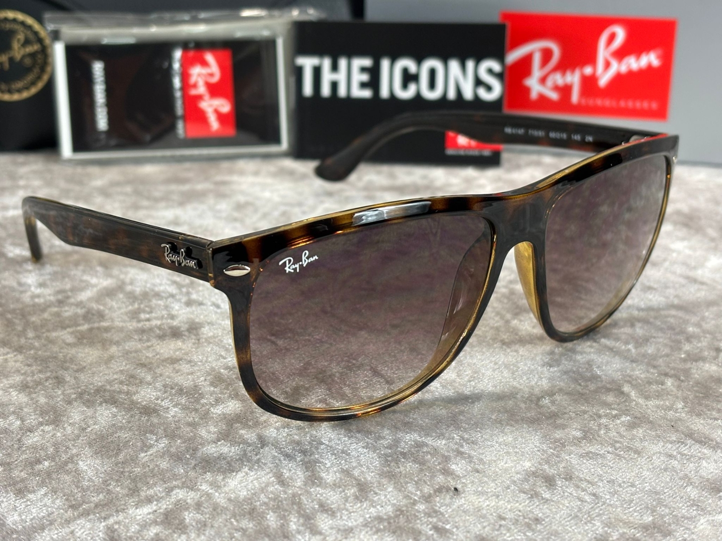 Ray-Ban RB4147 710/51 Havana Sunglasses.