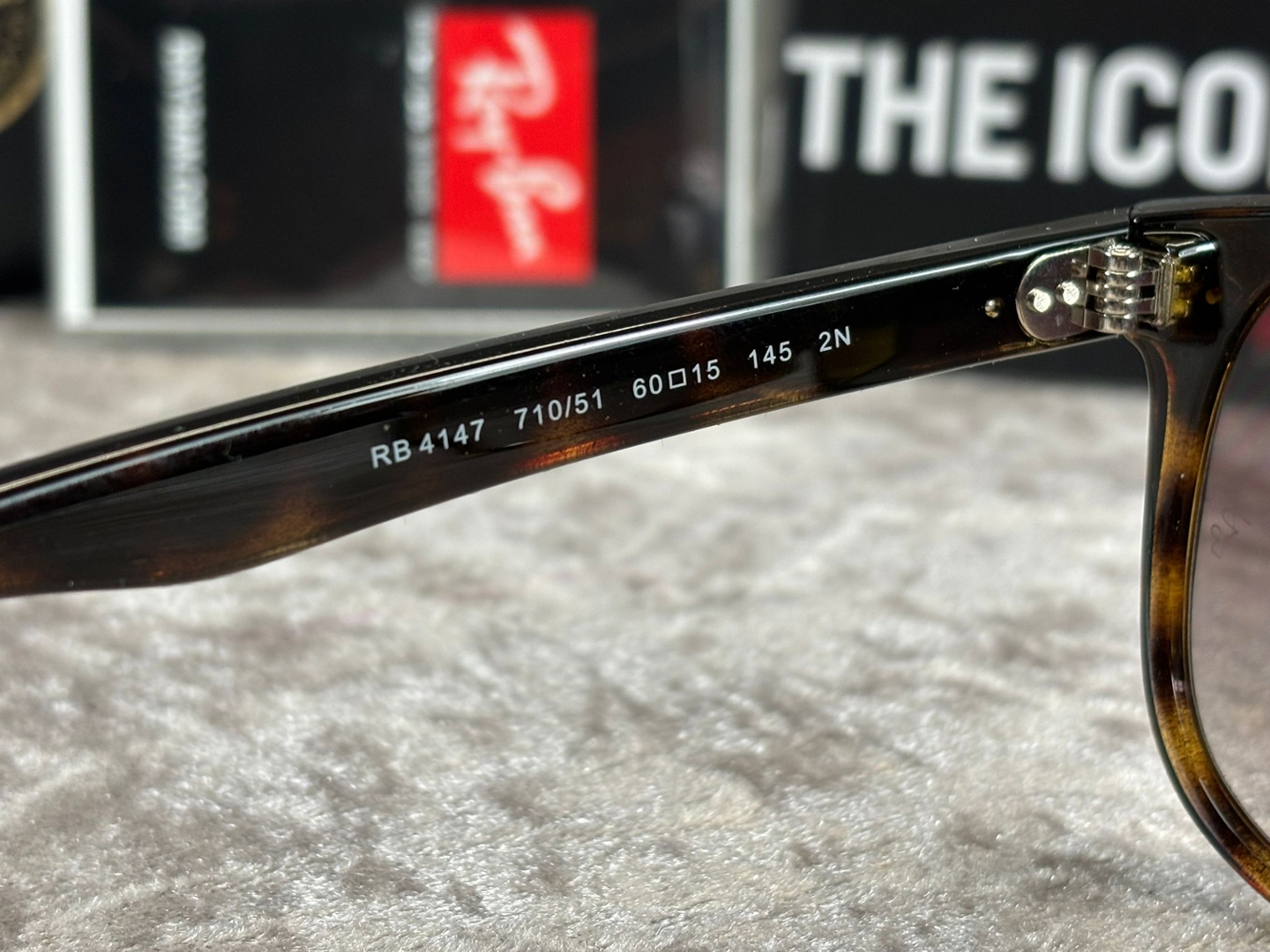 Ray-Ban RB4147 710/51 Havana Sunglasses.