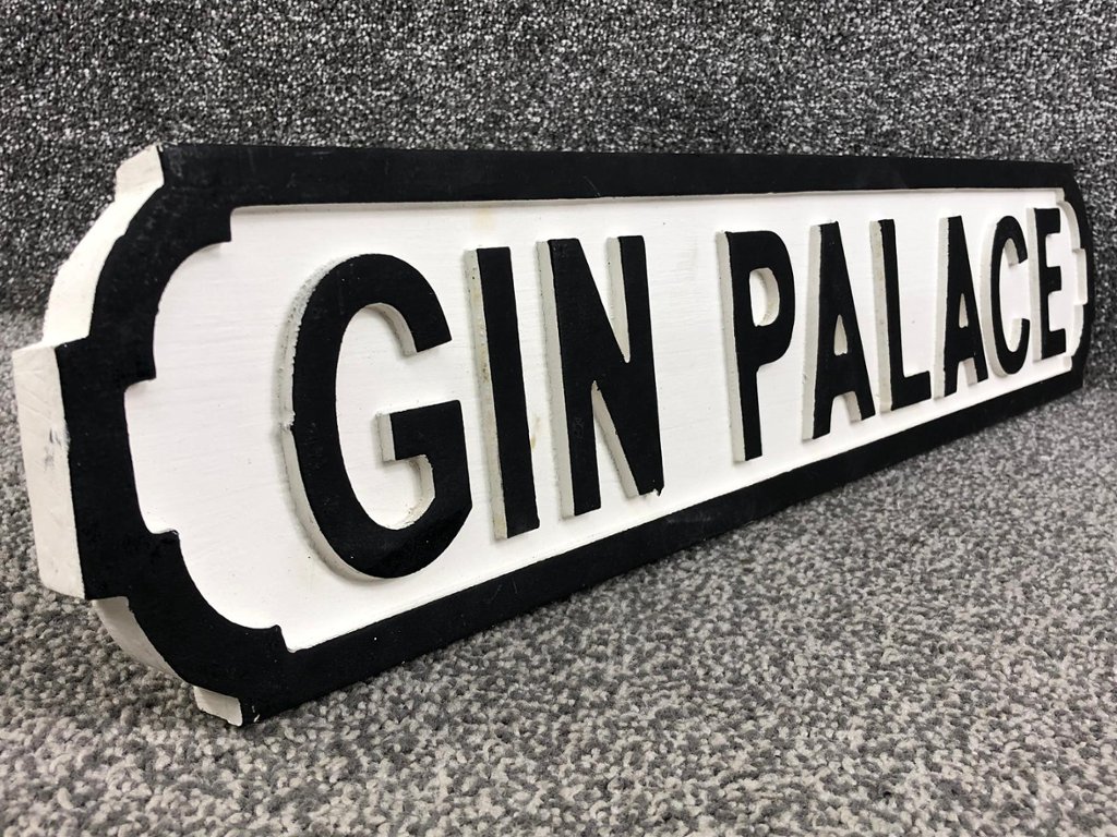 Gin Palace Street Sign