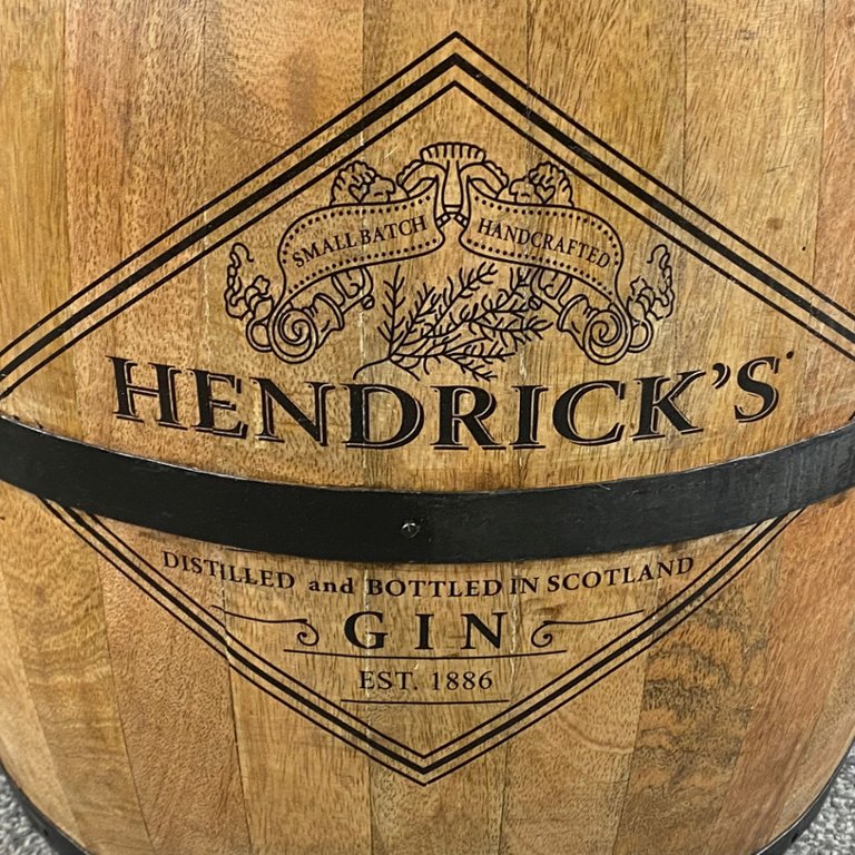 Hendricks Storage Stool with Light Leather Top