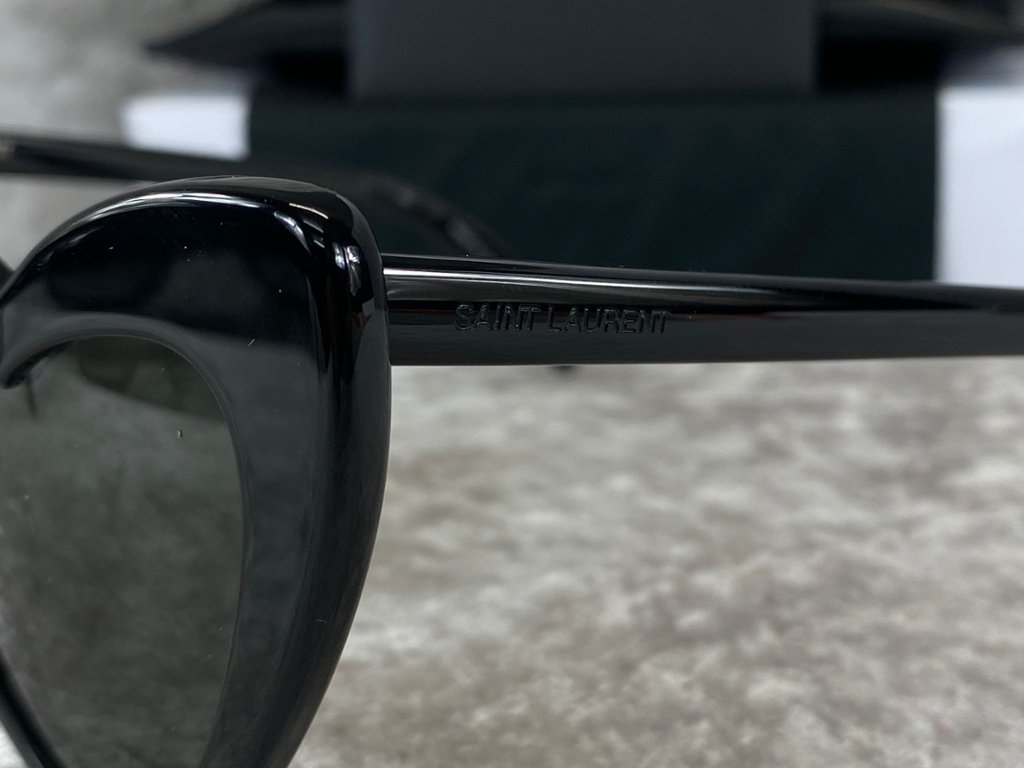 Saint Laurent SL181 Lou Lou 001 Black Sunglasses